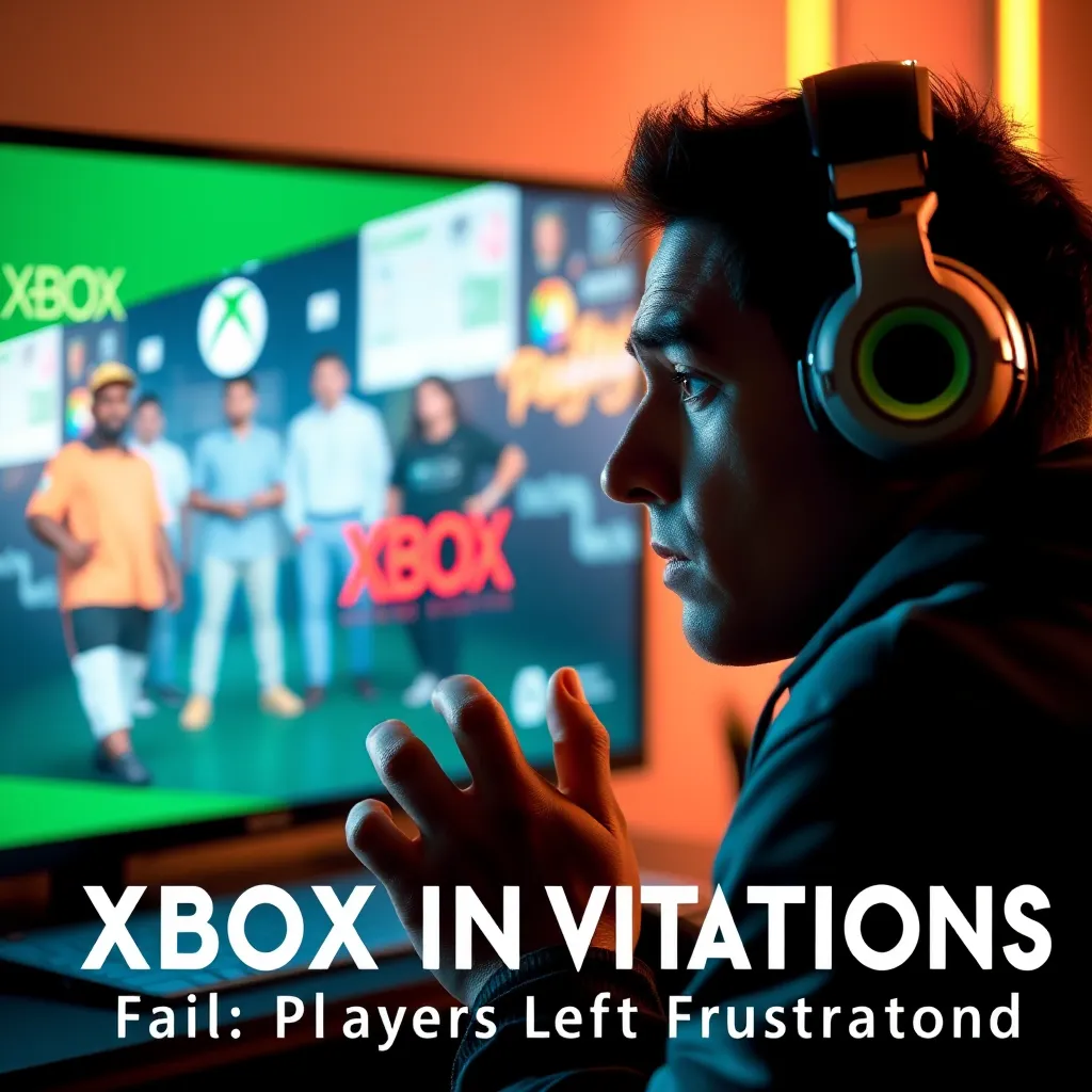 Xbox Party Invitations Fail: Players Left Frustrated : LevelUpTalk