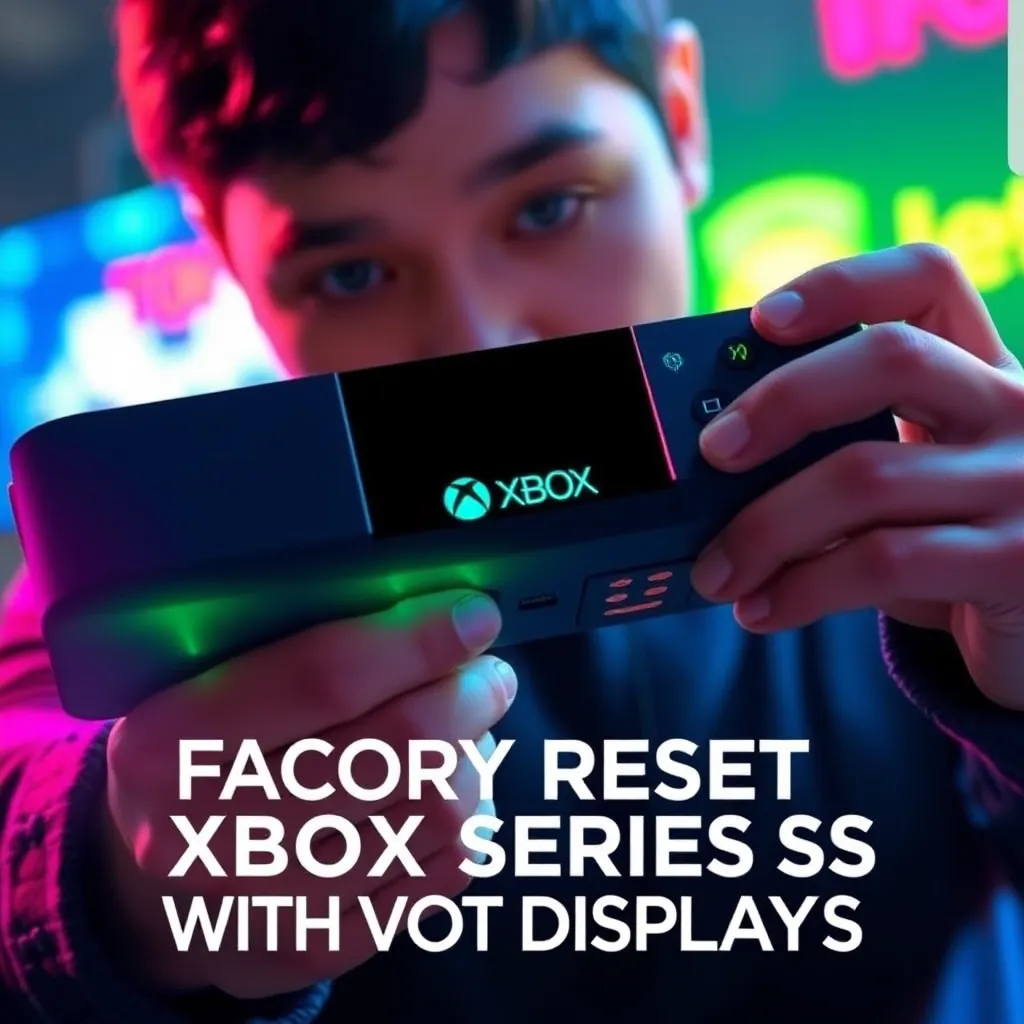 Factory Reset Xbox Series S Without Display Issues : LevelUpTalk