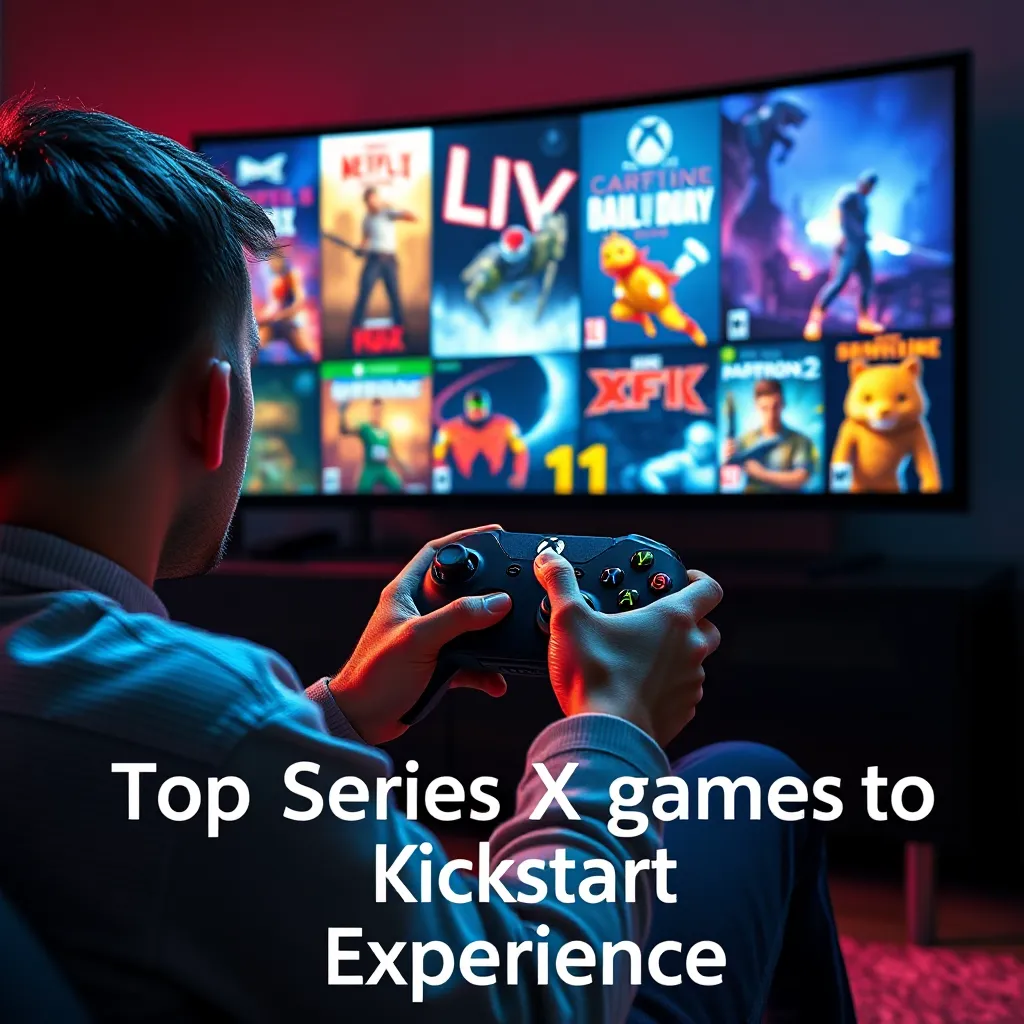 Top Series X Games to Kickstart Your Gaming Experience : LevelUpTalk