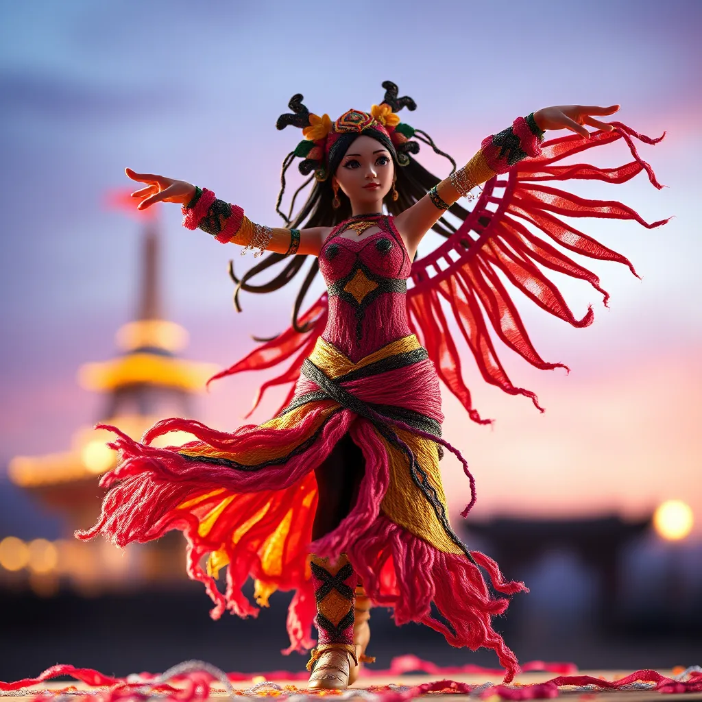 Transforming FFXIV Au Ra Dancer into Yarn Art : LevelUpTalk