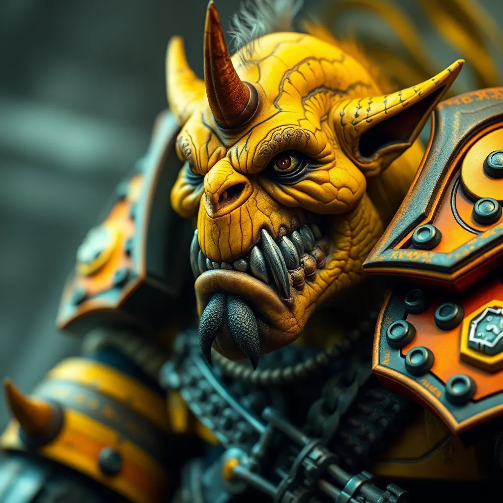 Is This Cool Yellow Skin Armor Orc a Rare Find? : LevelUpTalk