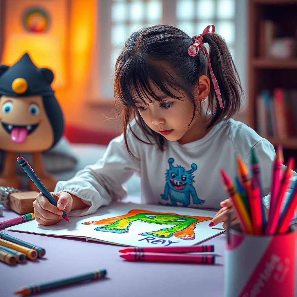 Daughter's Artistic Tribute to Rey Dau: A Monster's Charm : LevelUpTalk