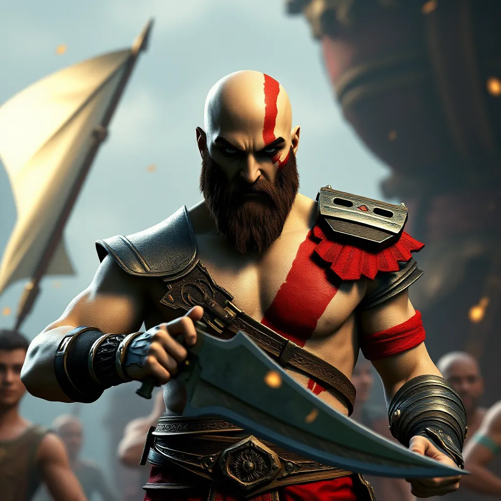 Imagining Young Kratos in Iconic Gaming Moments : LevelUpTalk