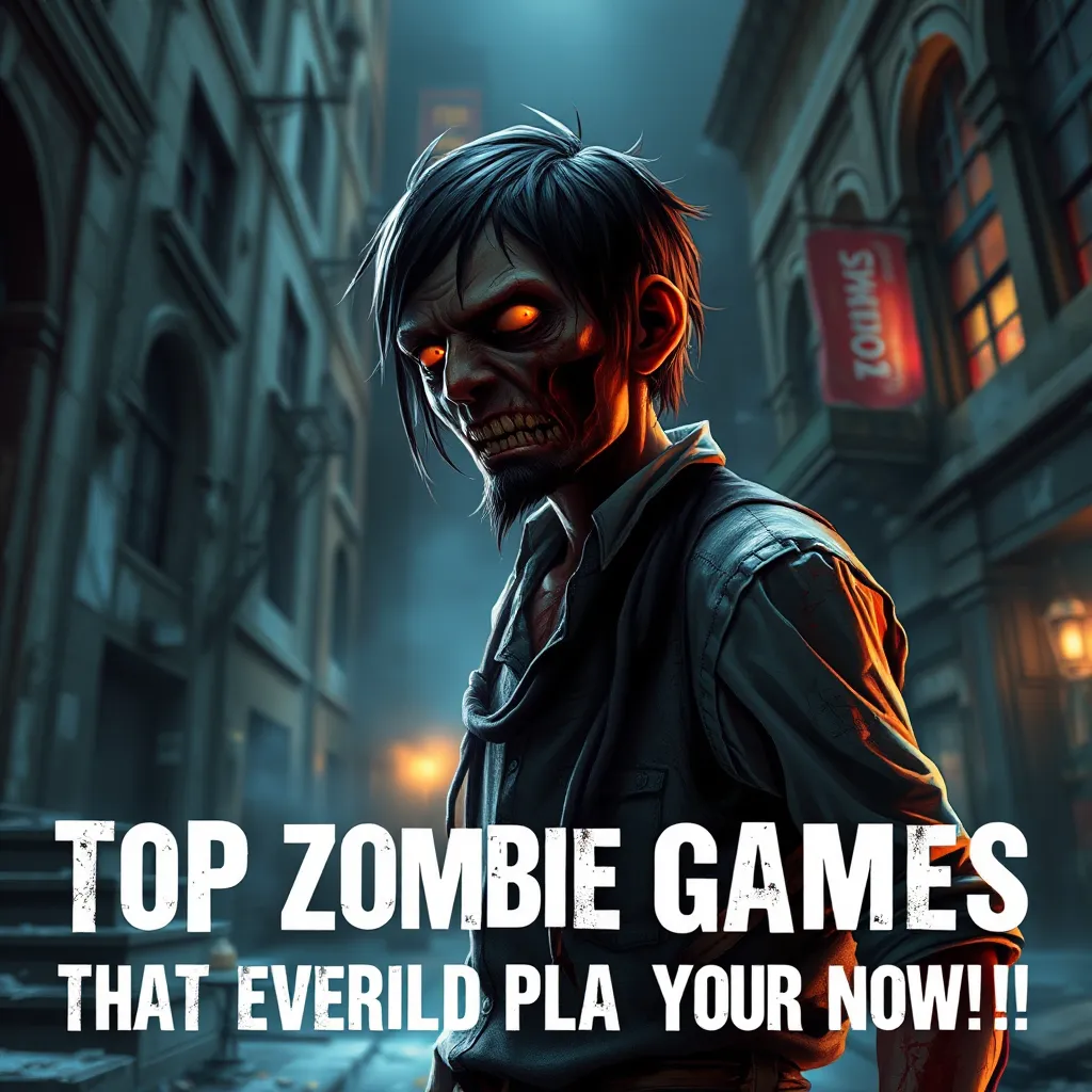 Top Zombie Games That Every Fan Should Play Right Now : LevelUpTalk